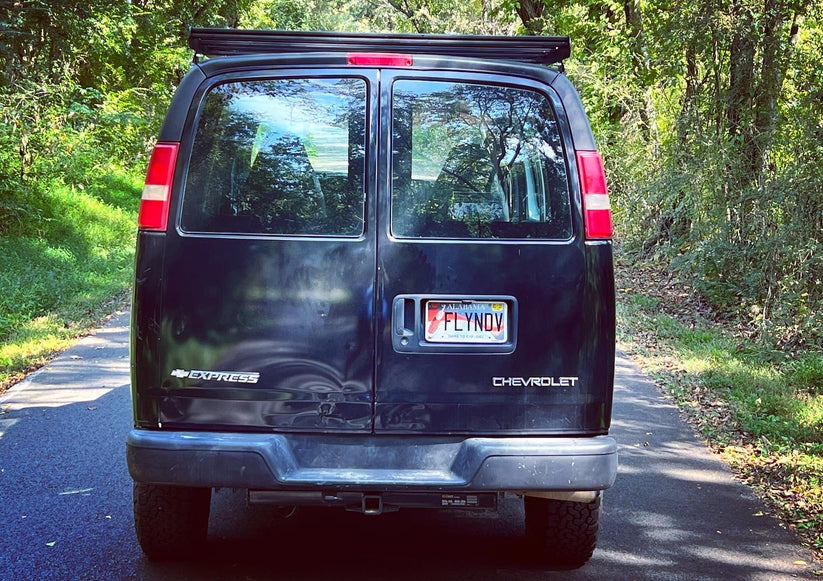 Chevrolet express van Low-Profile Roof Rack – Foothills Fabrication and ...